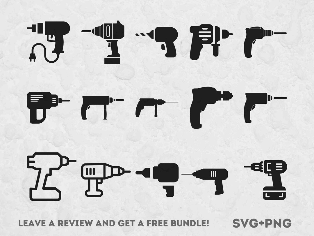 Power Drill SVG, Svg Files for Cricut, Power Tool, Cut Files, Tool Svg ...