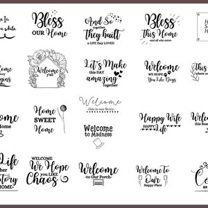 Welcome Svg Bundle, Svg Files for Cricut, Welcome Sign, Welcome Home ...