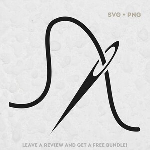 Needle Svg, Svg Files for Cricut, Sewing Clipart, Threaded Needle ...