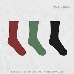 Sock Silhouette SVG, Svg Files for Cricut, Sock Cut File, Sock SVG ...