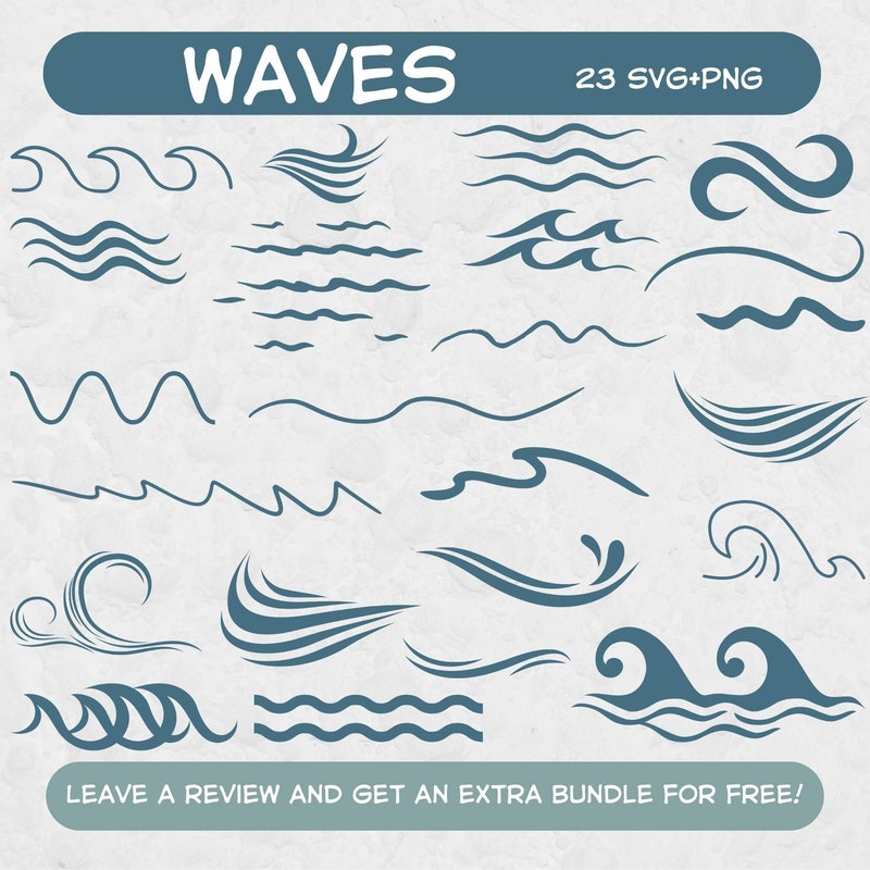Wave Svg - Etsy