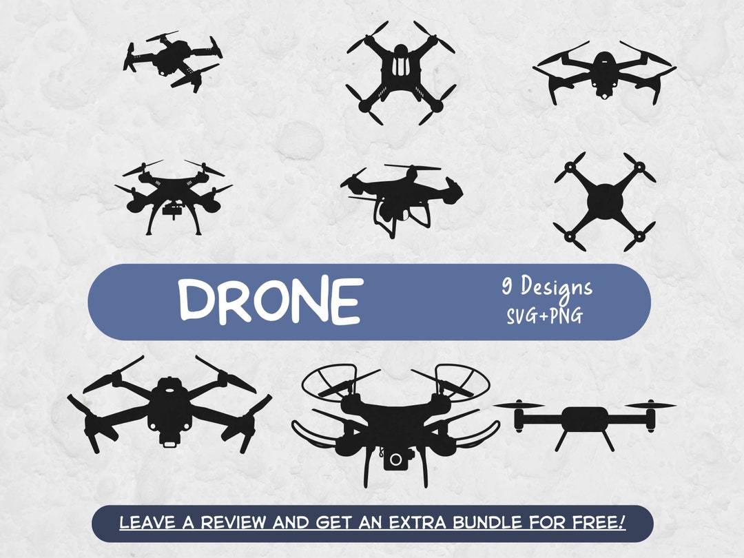 Drone SVG, SVG Files for Cricut, Drone Silhouette, Drone Cut File ...