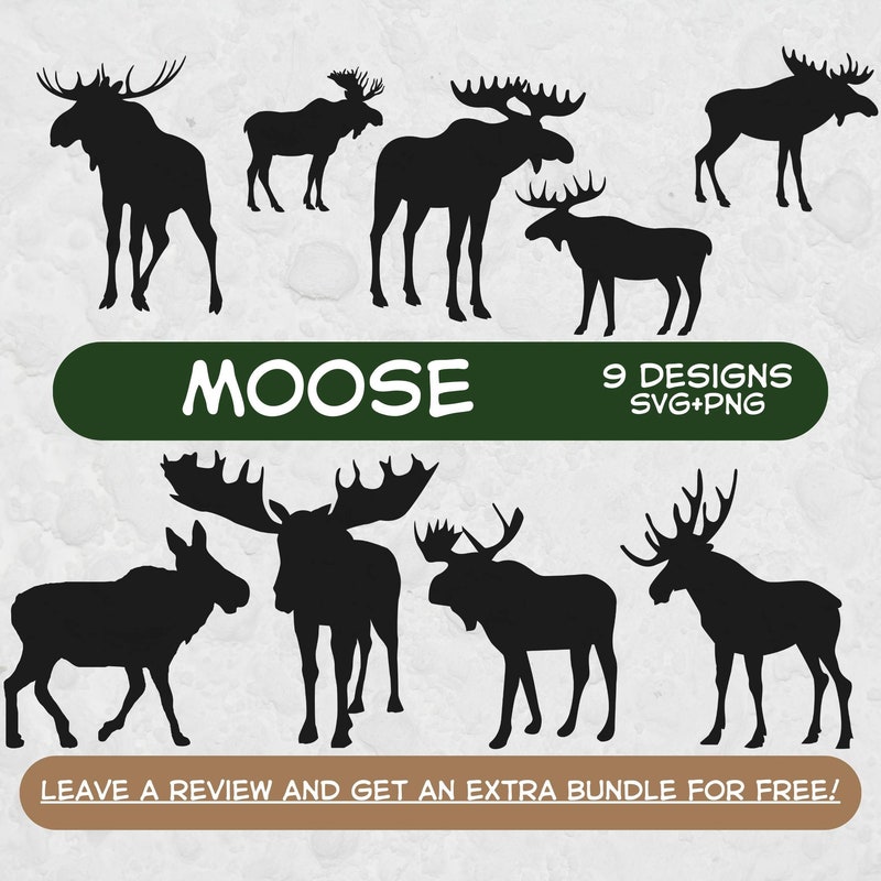 Moose Svg - Etsy