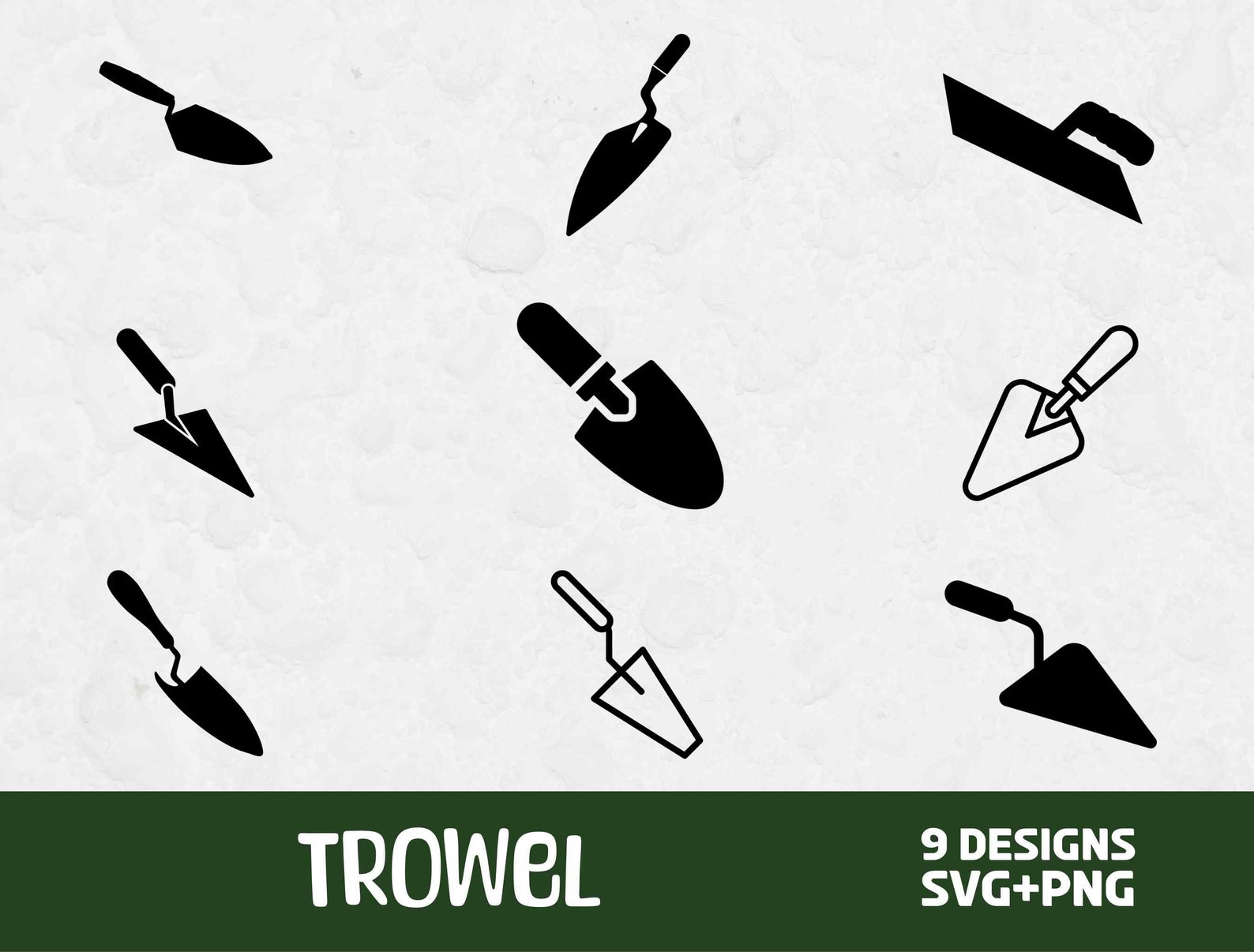Trowel SVG Bundle Svg Files for Cricut Gardener Svg Garden - Etsy UK
