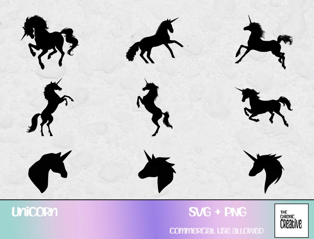 Unicorn Svg Bundle Svg Files for Cricut Commercial Use SVG - Etsy
