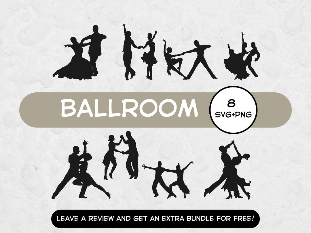 Ballroom Dance Svg Bundle, SVG Files for Cricut, Couple Cut File, Dance ...