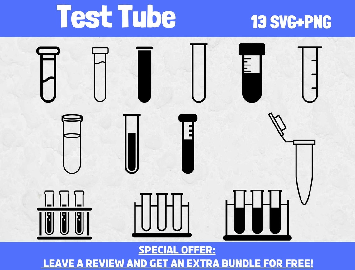 Test Tube SVG Bundle Svg Files for Cricut True Crime Svg - Etsy