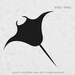 Stingray Svg, SVG Files for Cricut, Ray Fish SVG, Fish Svg, Sea Life ...