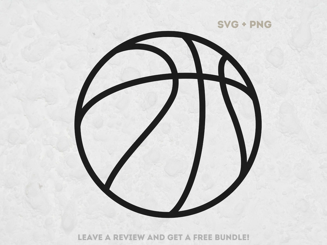 Basketball Svg, SVG Files for Cricut, Ball Svg, Ball Outline Svg Png ...