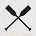 Crossed Oars SVG, Svg Files for Cricut, Boat Clipart, Crossed Oars PNG ...