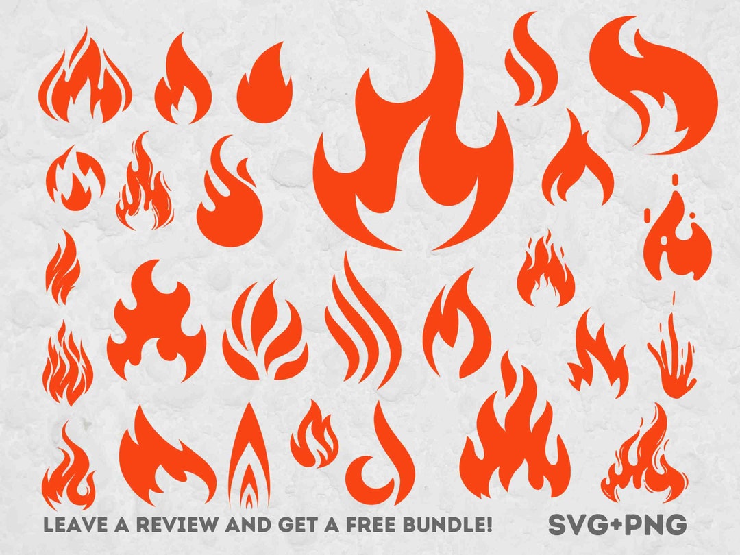 Flame Svg, SVG Files for Cricut, Fire Svg, Flame Cut File, Firefighter ...
