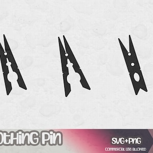 Clothing Pin Svg, Clothing Pin PNG, Cut Files, Svg Files for Cricut ...