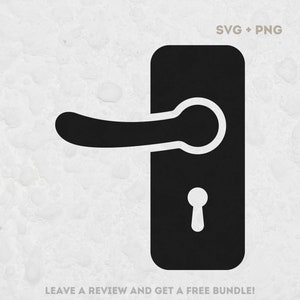 Door Handle SVG Cut File, Door Svg, Svg Files for Cricut, Door Clipart ...