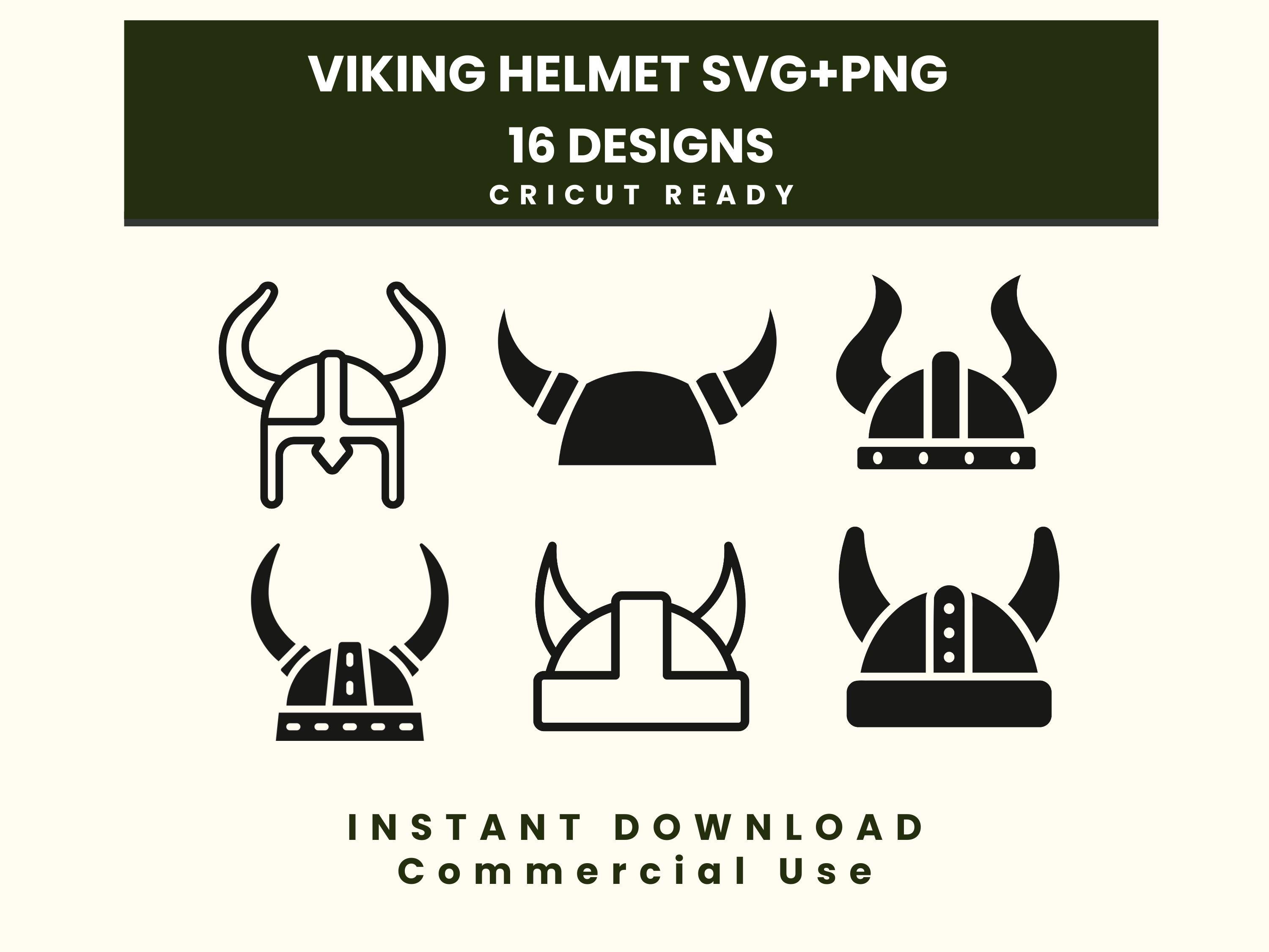 Viking Helmet Svg Bundle, Norse Helmet Clipart, Warrior Helmet Cut File ...