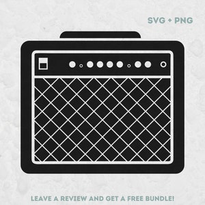 Amplifier SVG, Svg Files for Cricut, Music Svg, Music Clipart, Musician ...