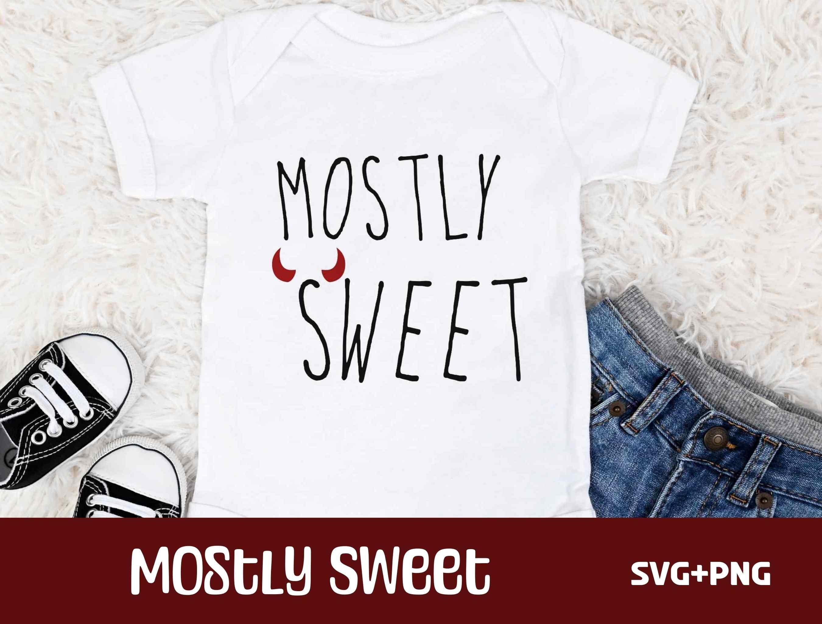 Mostly Sweet Svg SVG Files for Cricut Shirt Design Png - Etsy