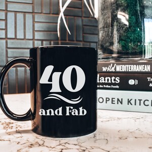 40th Birthday SVG, Birthday SVG, 40 and Fab, 40th Birthday, 40 Years ...