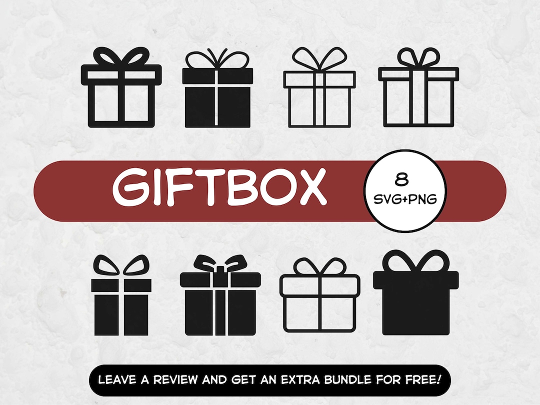 Gift Box SVG Bundle, Svg Files for Cricut, Christmas Gifts, Christmas ...