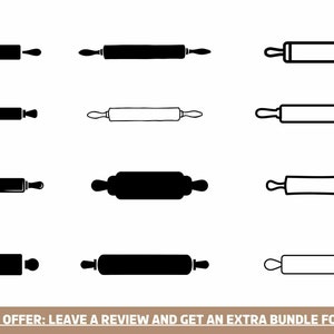 Rolling Pin SVG Bundle, Kitchen SVG | Baking SVG | Cooking Svg | Cricut ...
