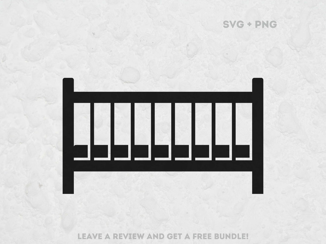 Baby Crib SVG, SVG Files for Cricut, Nursery Svg, Kids Clipart, Bed SVG ...