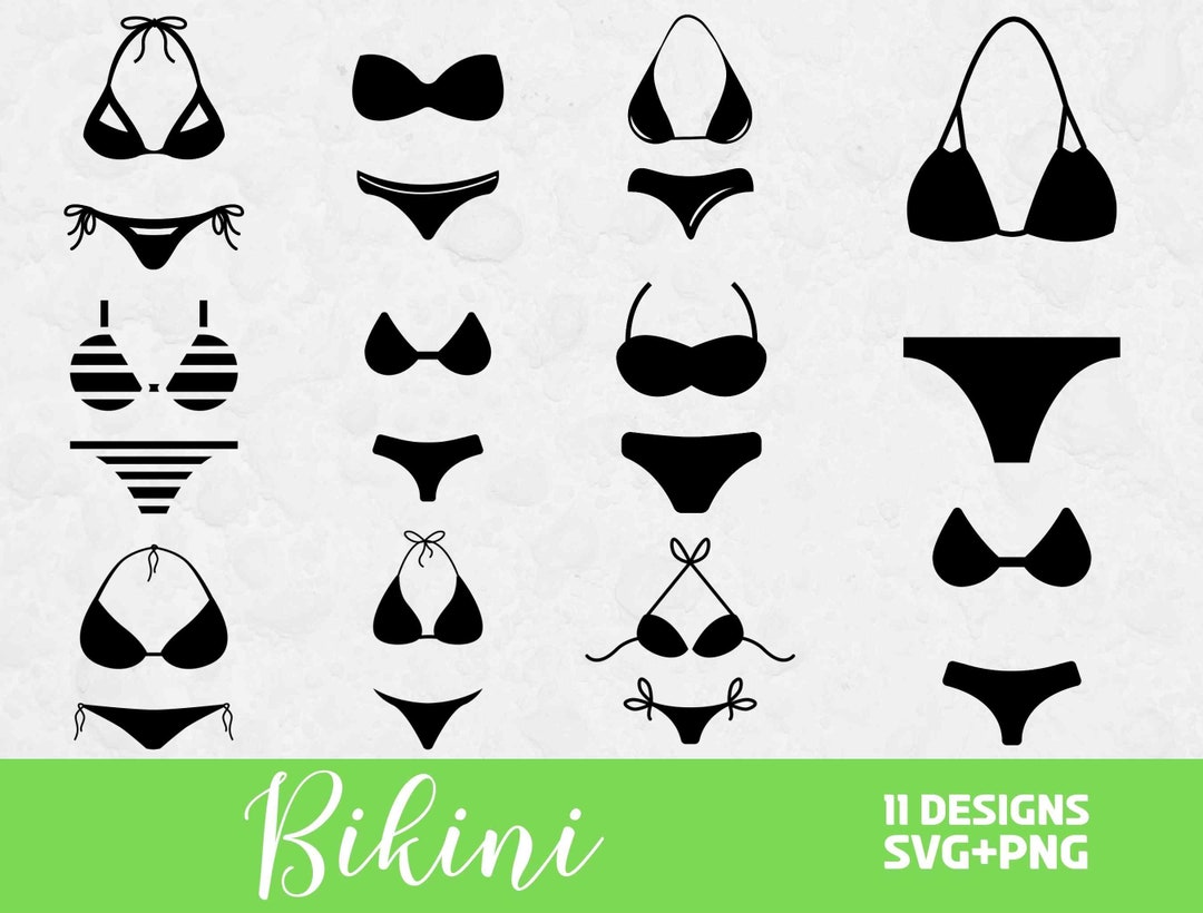 Bikini Svg Bundle Bikini Cut Files Summer Svg Svg Files For Cricut