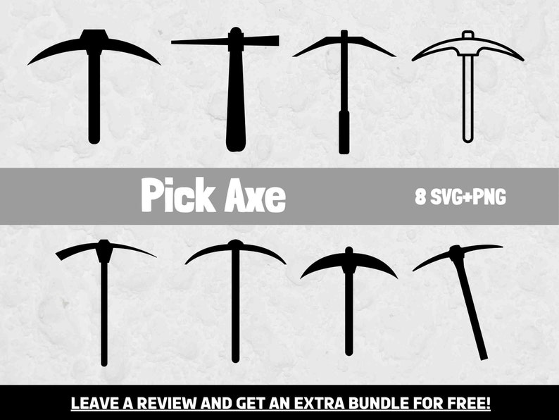 Pick Axe SVG Svg Files for Cricut Miner SVG Pick Axe PNG - Etsy