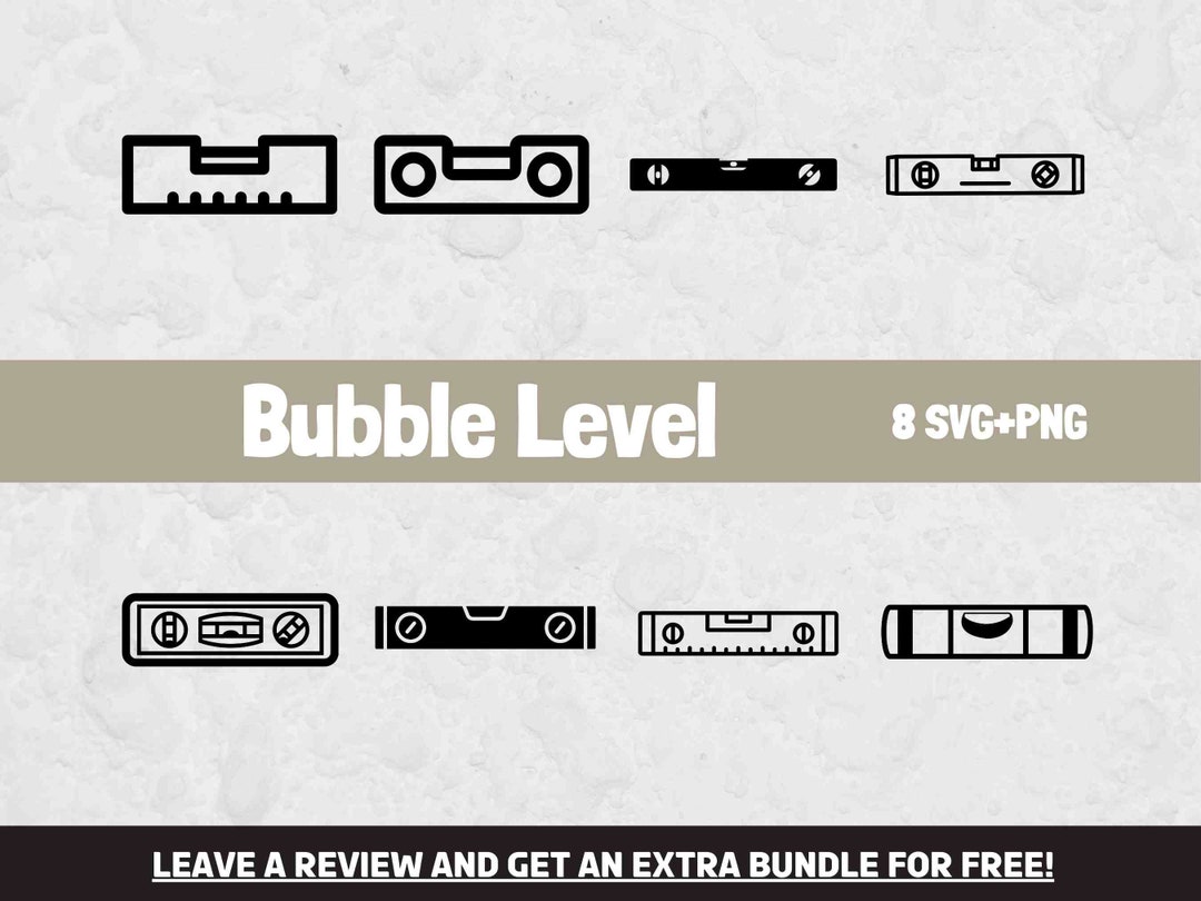 Bubble Level Svg, SVG Files for Cricut, Tool SVG, Carpenter Clipart ...