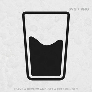 Glass Svg, SVG Files for Cricut, Glass Cut File, Drink Glass Clipart ...