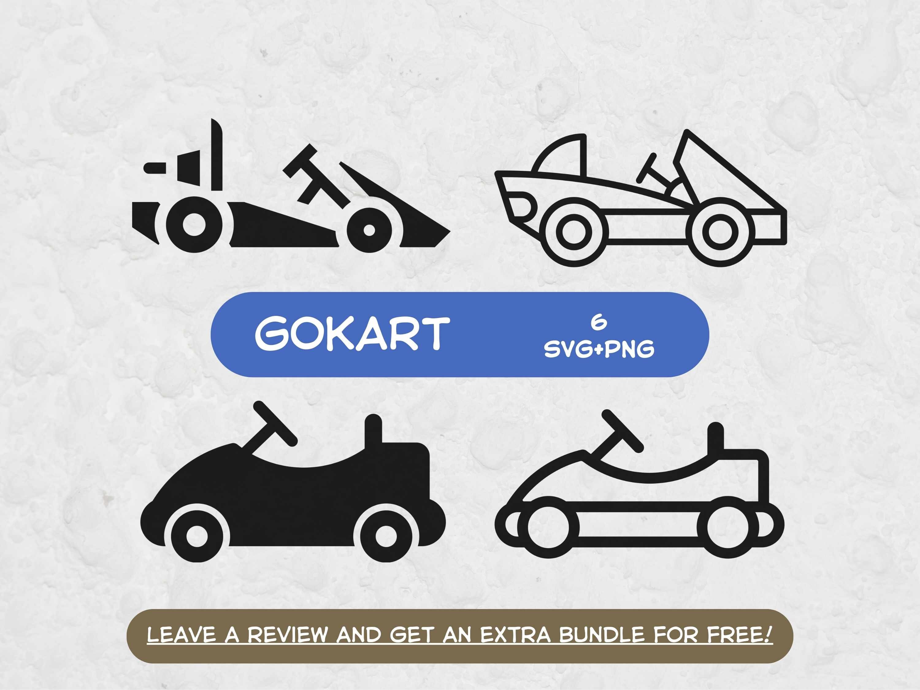 Go Kart SVG Bundle Svg Files for Cricut Commercial Use SVG - Etsy