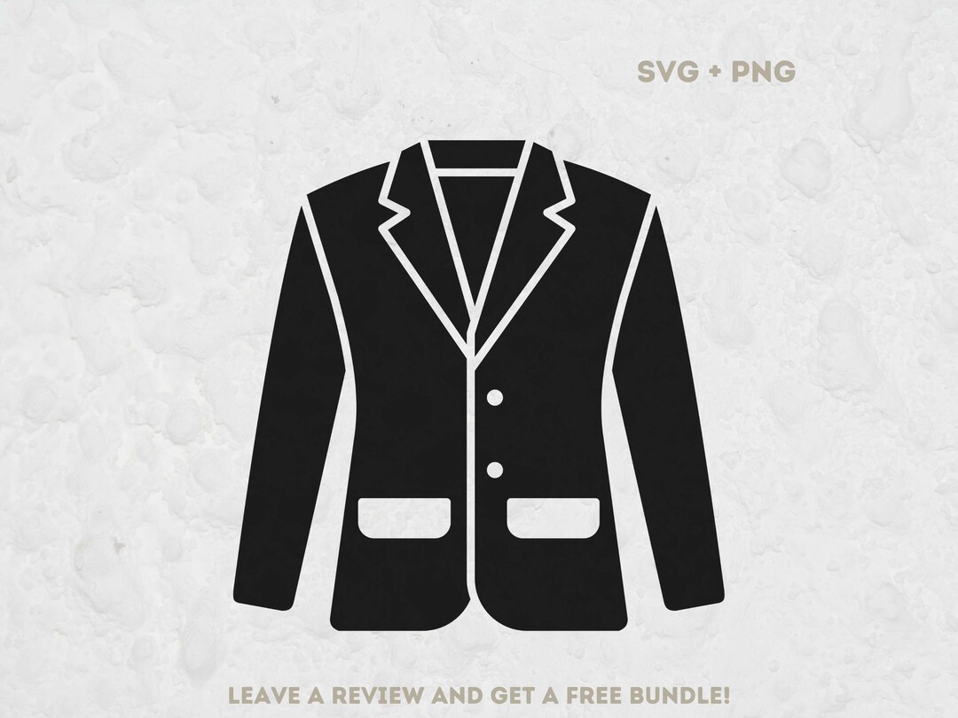 Blazer Svg and PNG File, Svg Files for Cricut, Jacket Svg, Blazer ...