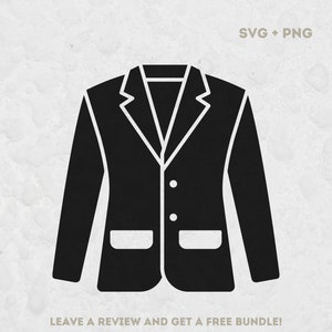 Blazer Svg and PNG File, Svg Files for Cricut, Jacket Svg, Blazer ...