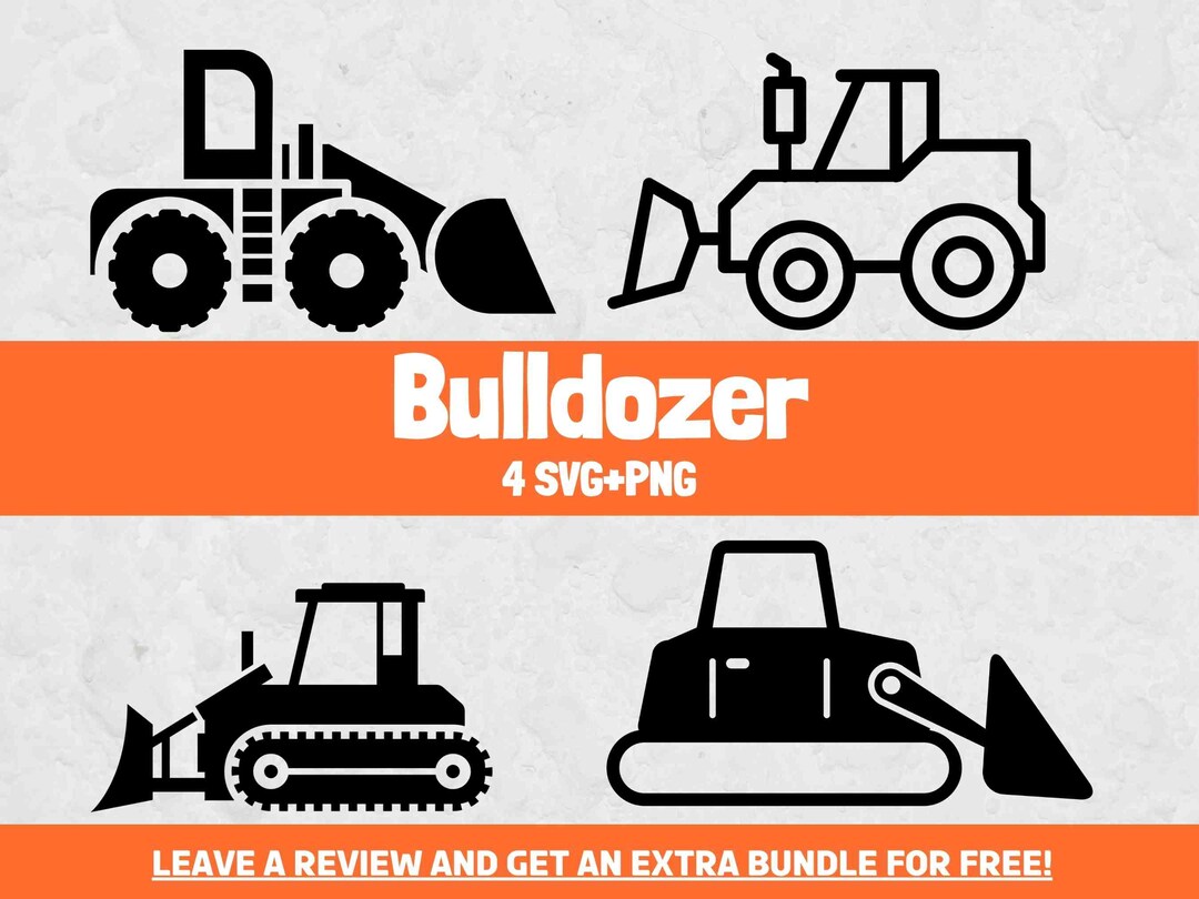 Bulldozer PNG SVG, Truck, Road Work, SVG Files for Cricut, Work Clipart ...