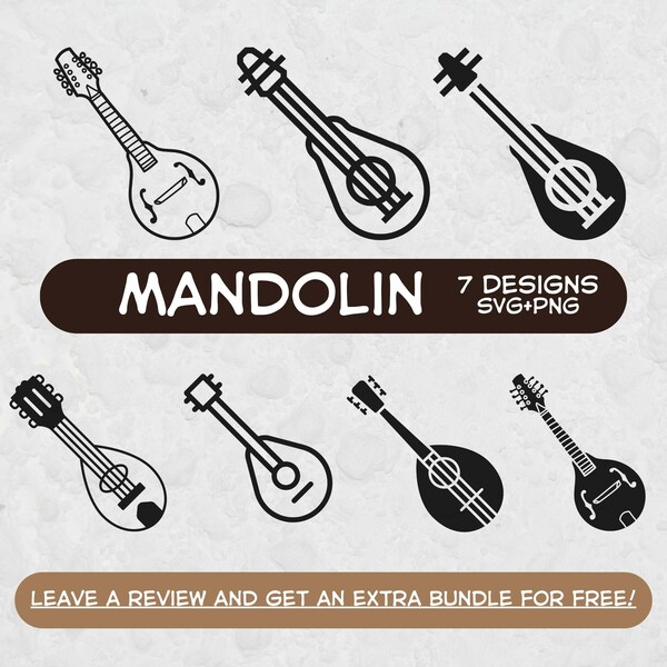 Mandolin Svg - Etsy