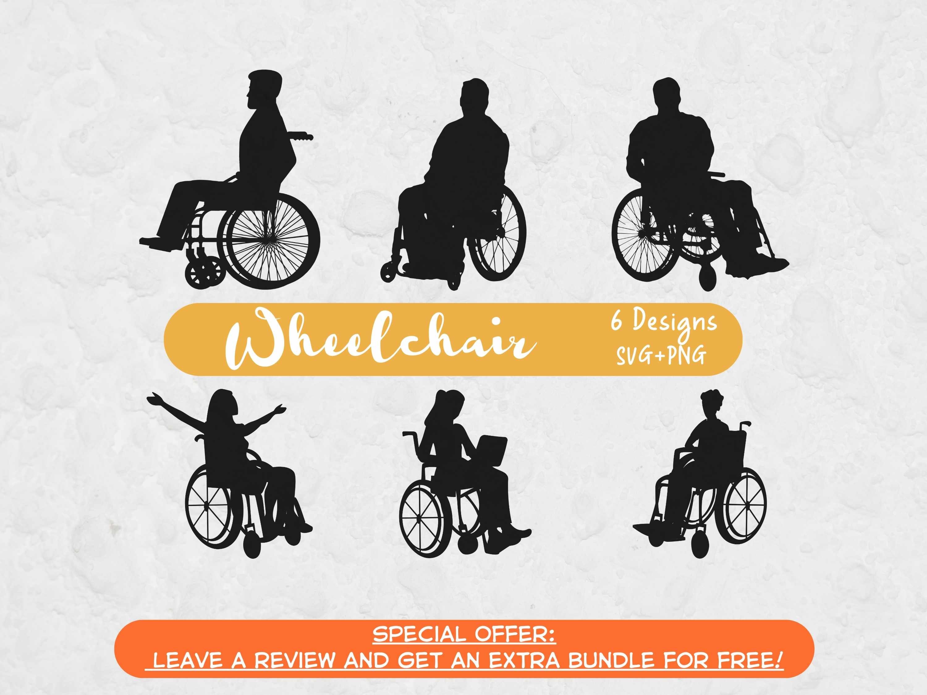 Wheelchair Svg Bundle SVG Files for Cricut Wheelchair - Etsy UK