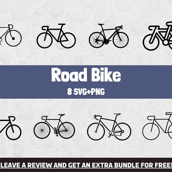 Road Bike Svg - Etsy