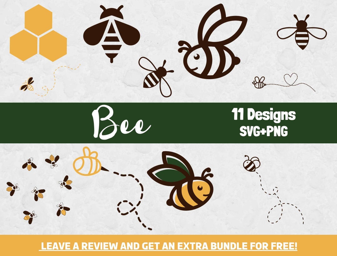 Bee Svg Bundle Bee Clipart Summer Svg Archivos SVG para - Etsy México