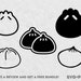 Bao Bun Svg, SVG Files for Cricut, Bun Svg, Asian Food SVG, Bao Bun Png ...