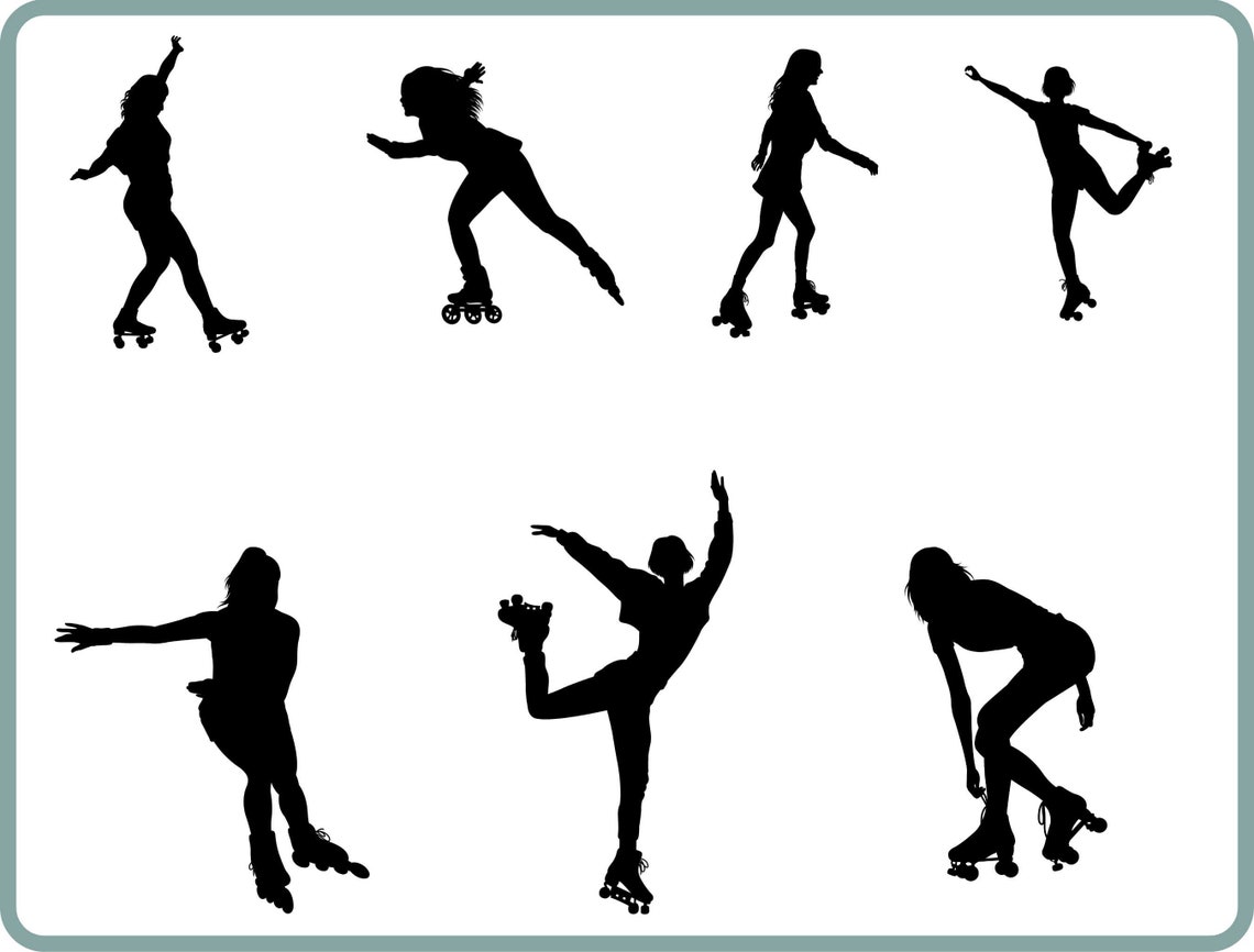 Roller Skate Svg, SVG Files for Cricut, Roller Skate Silhouette, Roller ...
