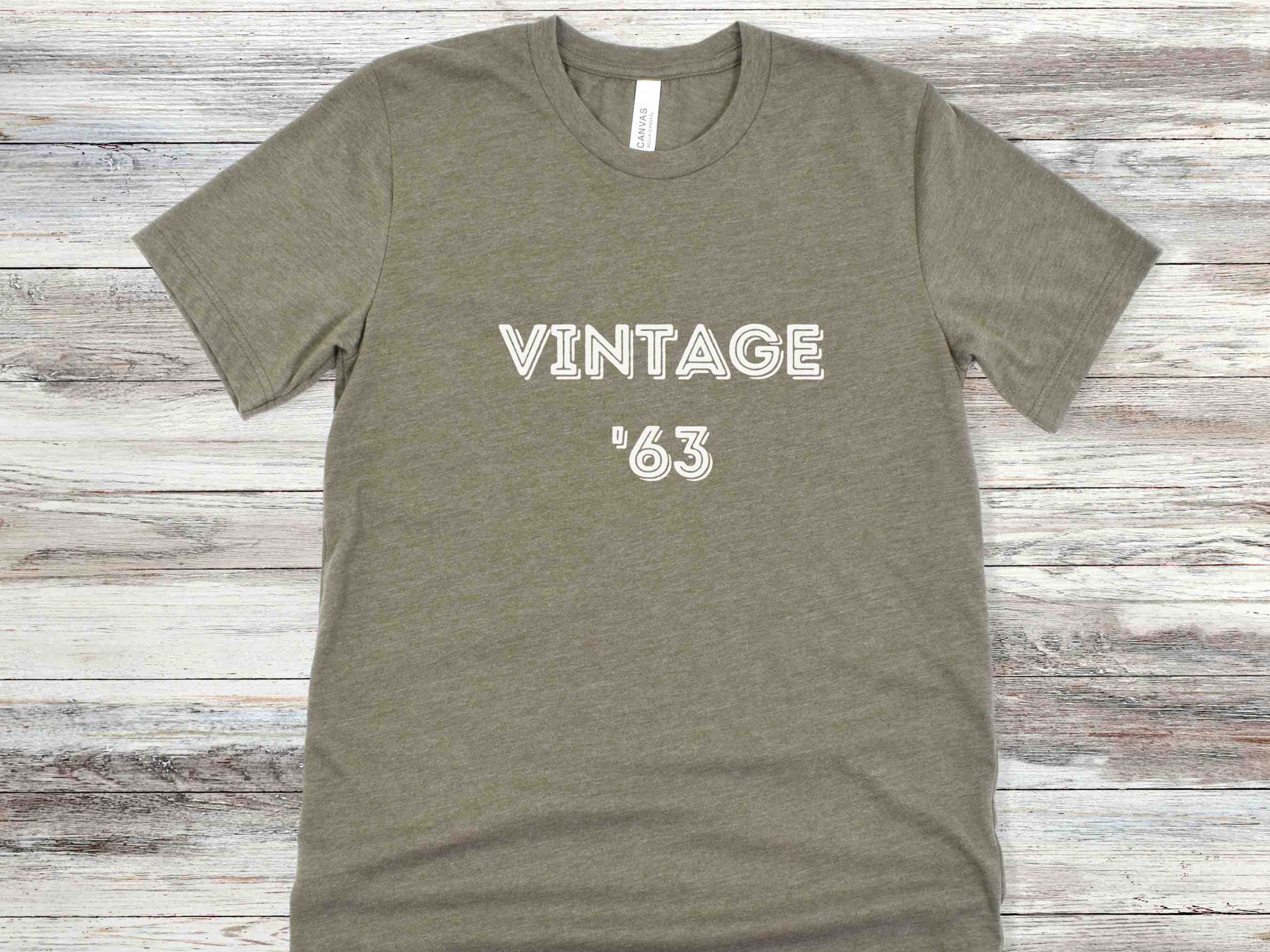Vintage '63 SVG Birthday Svg 1963 Svg Vintage Svg - Etsy