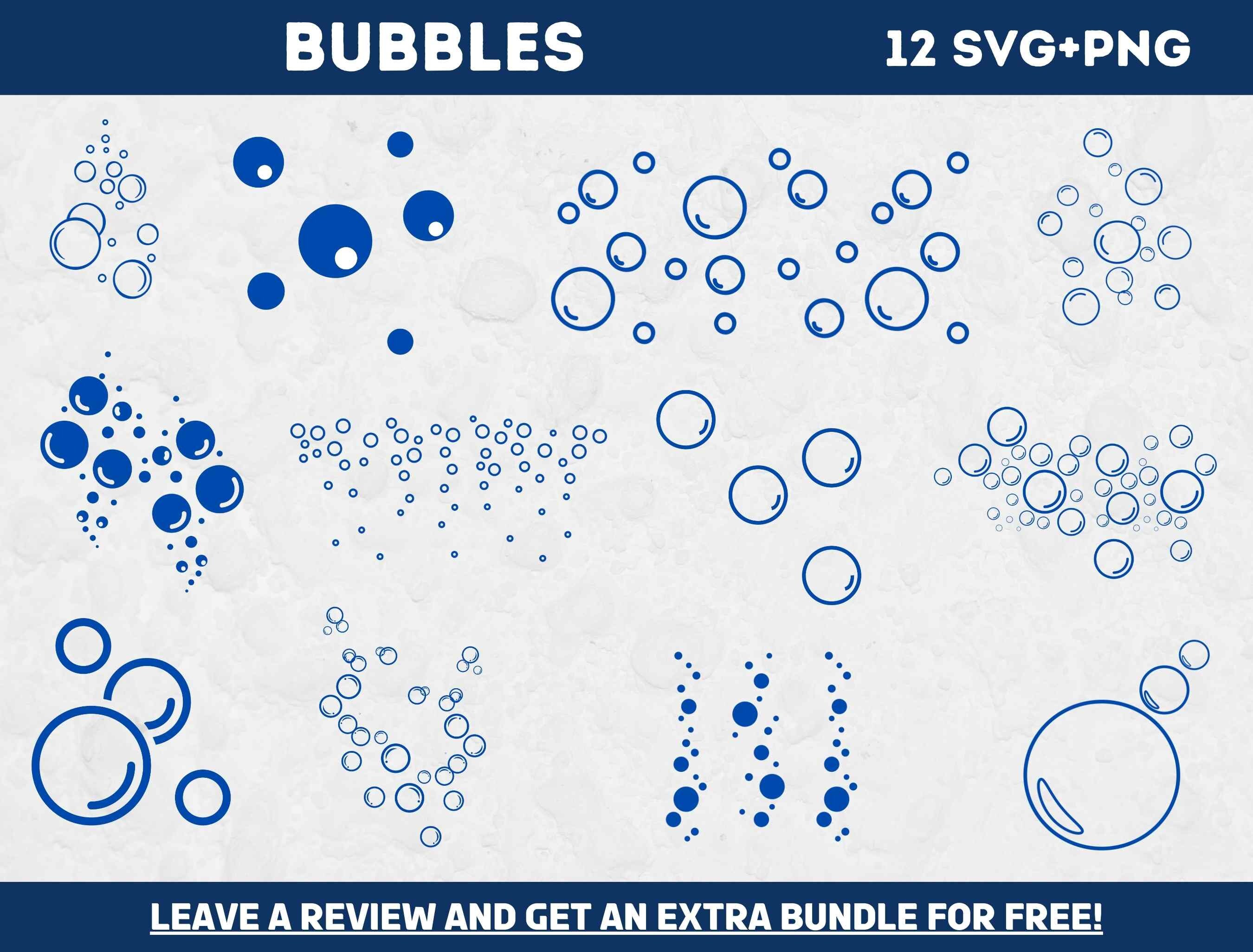 Bubble Svg Bundle SVG Files for Cricut Bubble PNG Bubbles - Etsy Australia