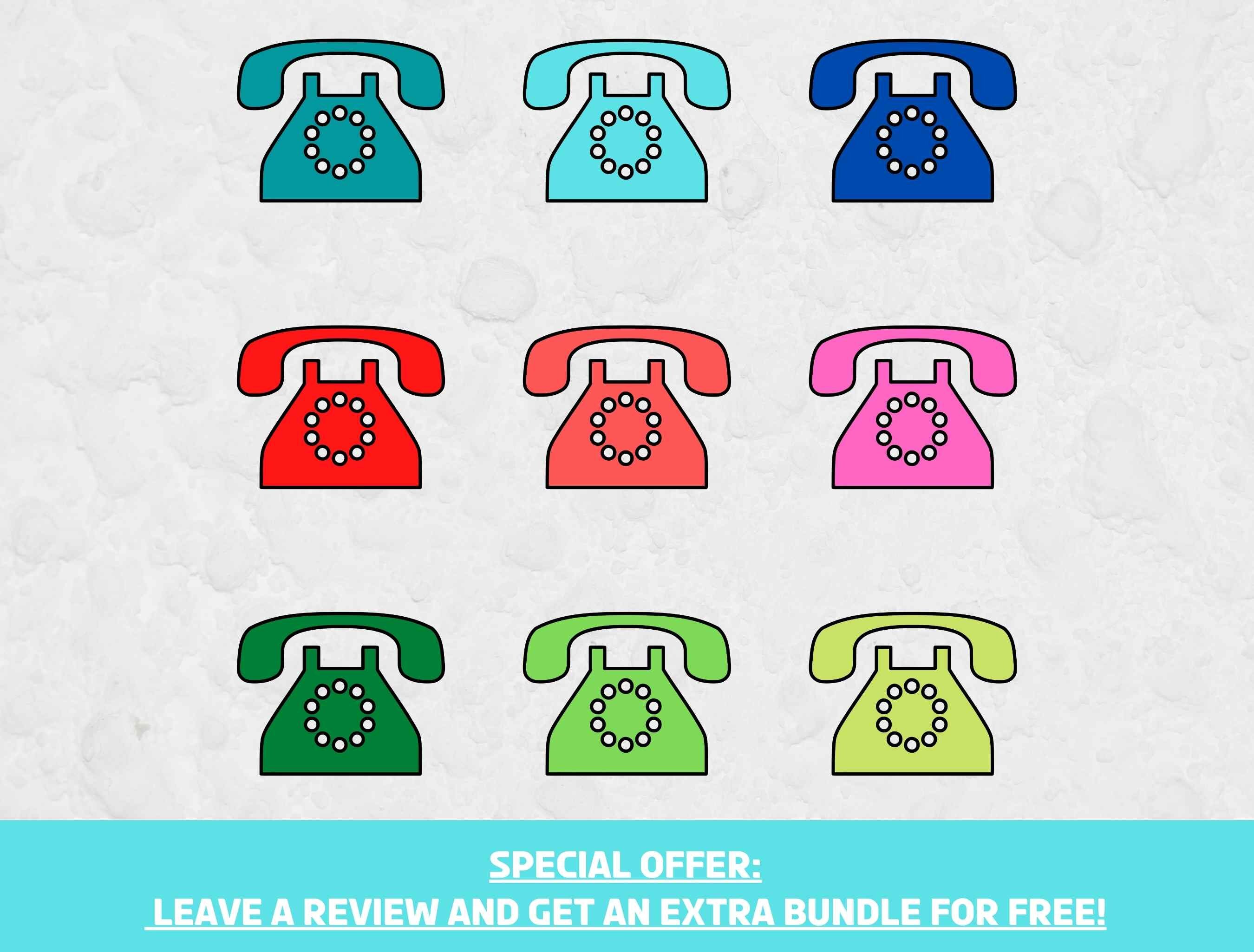 Retro Phones SVG Phone Clipart Shirt SVG Svg Files for - Etsy New Zealand