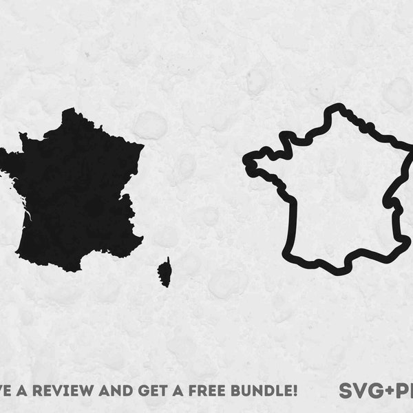 France Map Clipart - Etsy
