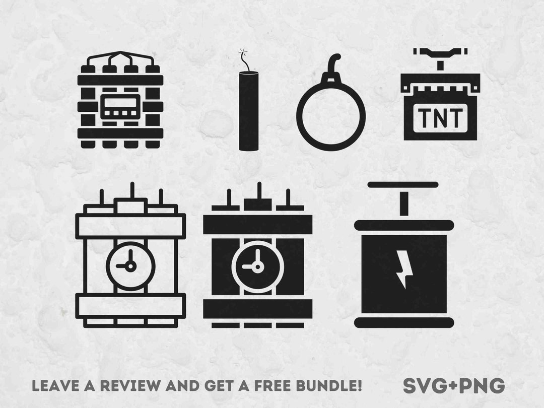 Explosives Svg, SVG Files for Cricut, Explosive Clipart, TNT Svg, TNT ...