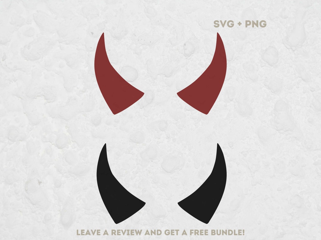 Devil Horns Svg, Svg Files for Cricut, Horns PNG, Horn SVG, Devil Horn ...