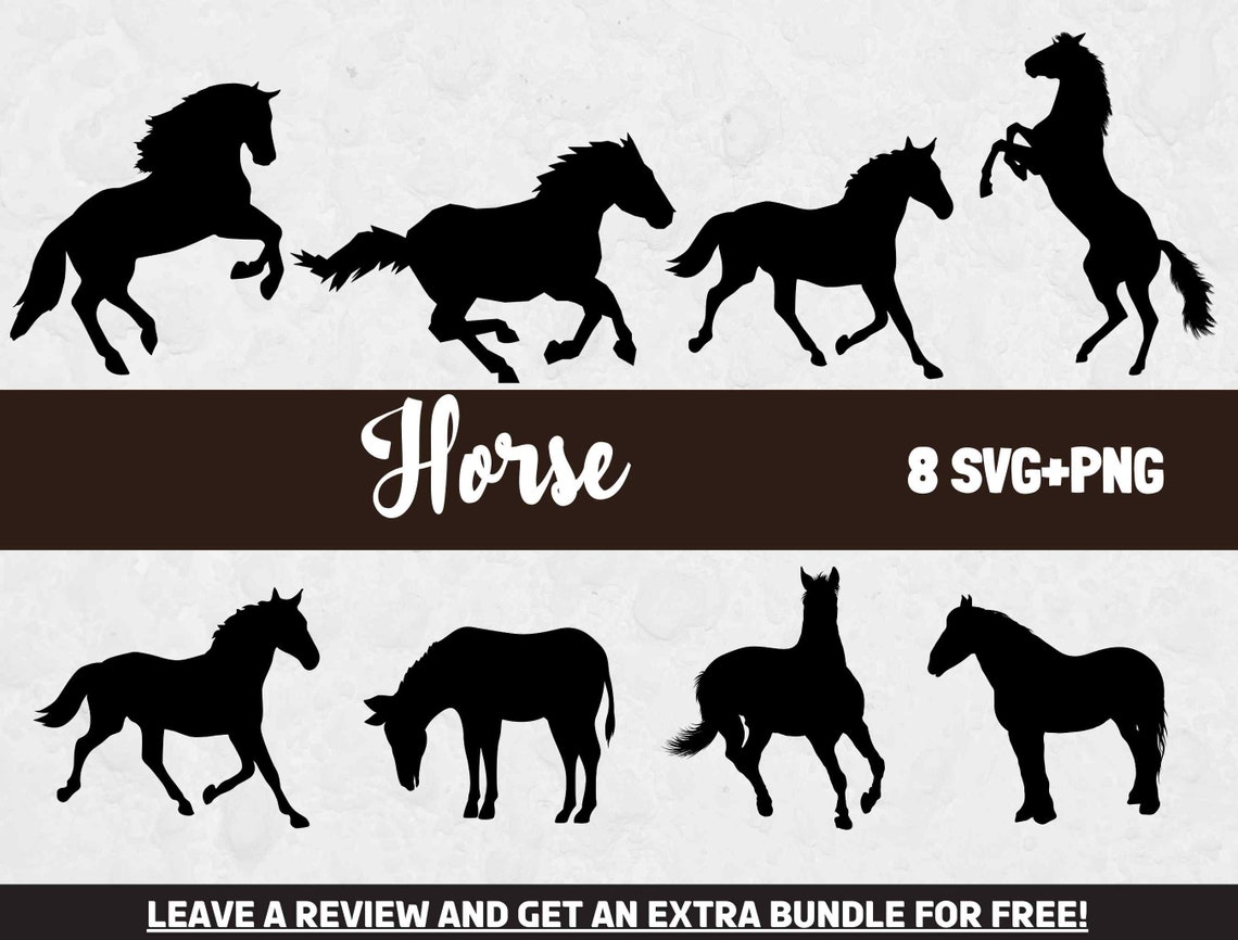 Horse Svg Horse Clipart Horse Cut Files Western Svg - Etsy