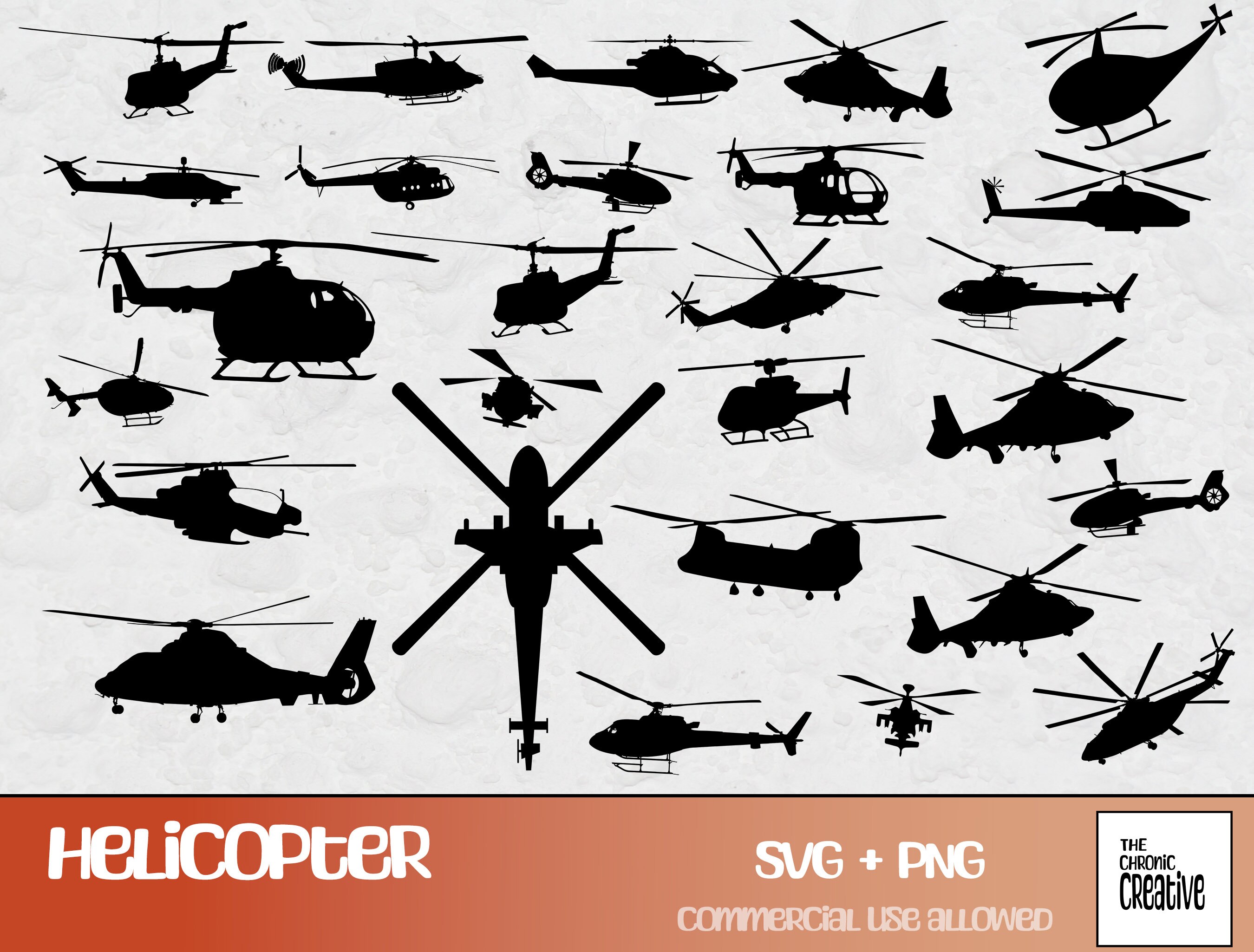 Helicopter Svg Bundle Svg Files for Cricut Silhouette SVG - Etsy Canada