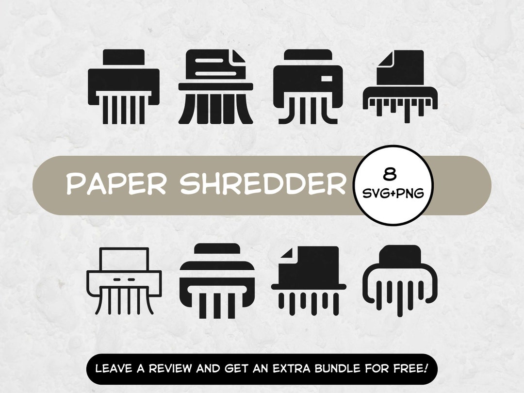 Paper Shredder SVG, SVG Files for Cricut, Paper Clipart, Document ...