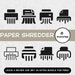 Paper Shredder SVG, SVG Files for Cricut, Paper Clipart, Document ...