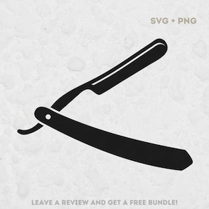 Shaving Knife Svg Cut File, Svg Files for Cricut, Razor Svg, Barber SVG ...