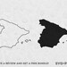 Spain SVG, Spain Outline, Svg Files for Cricut, Spain Solid, Instant ...